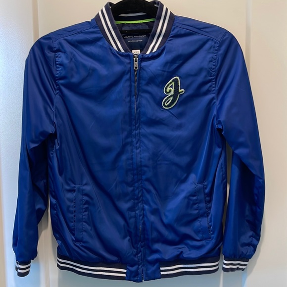Janie and Jack | Jackets & Coats | Janie And Jack Blue Jacket With Navy ...